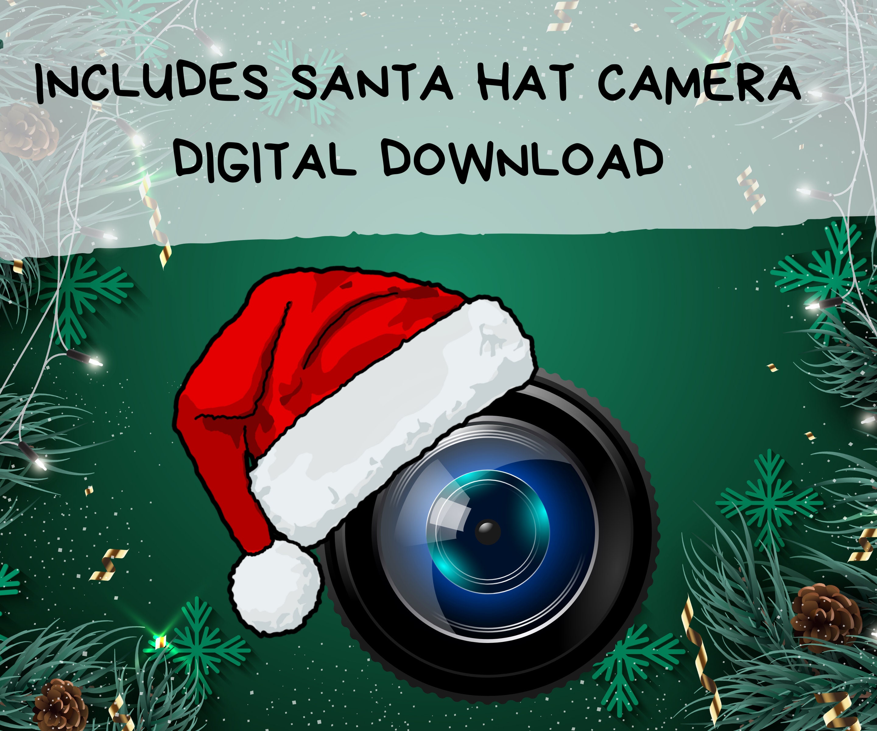 Santa Cam Letter WITH CAMERA PRINT – Printable & Editable Santa Claus ...