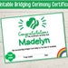 Girl Scout Bridging Ceremony Certificate INSTANT DOWNLOAD Daisy Brownie ...