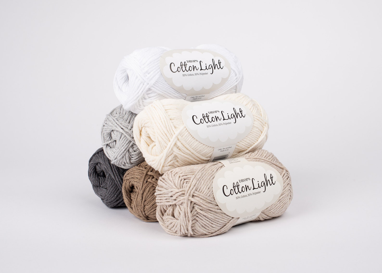 DROPS Cotton Light Yarn 50g/105m | Etsy