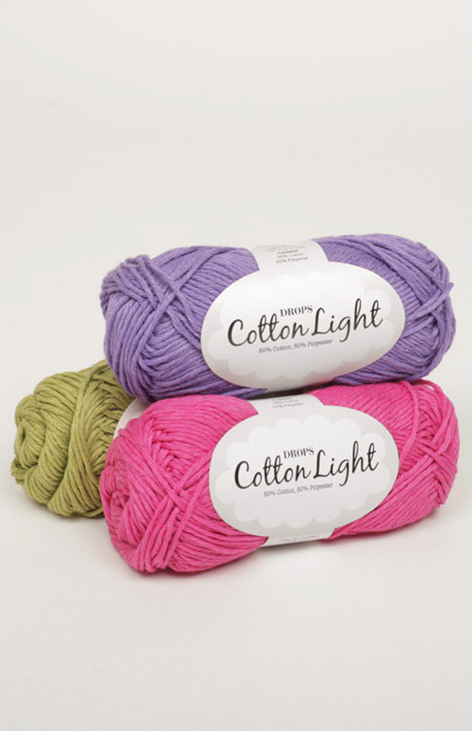 DROPS Cotton Light Yarn 50g/105m | Etsy