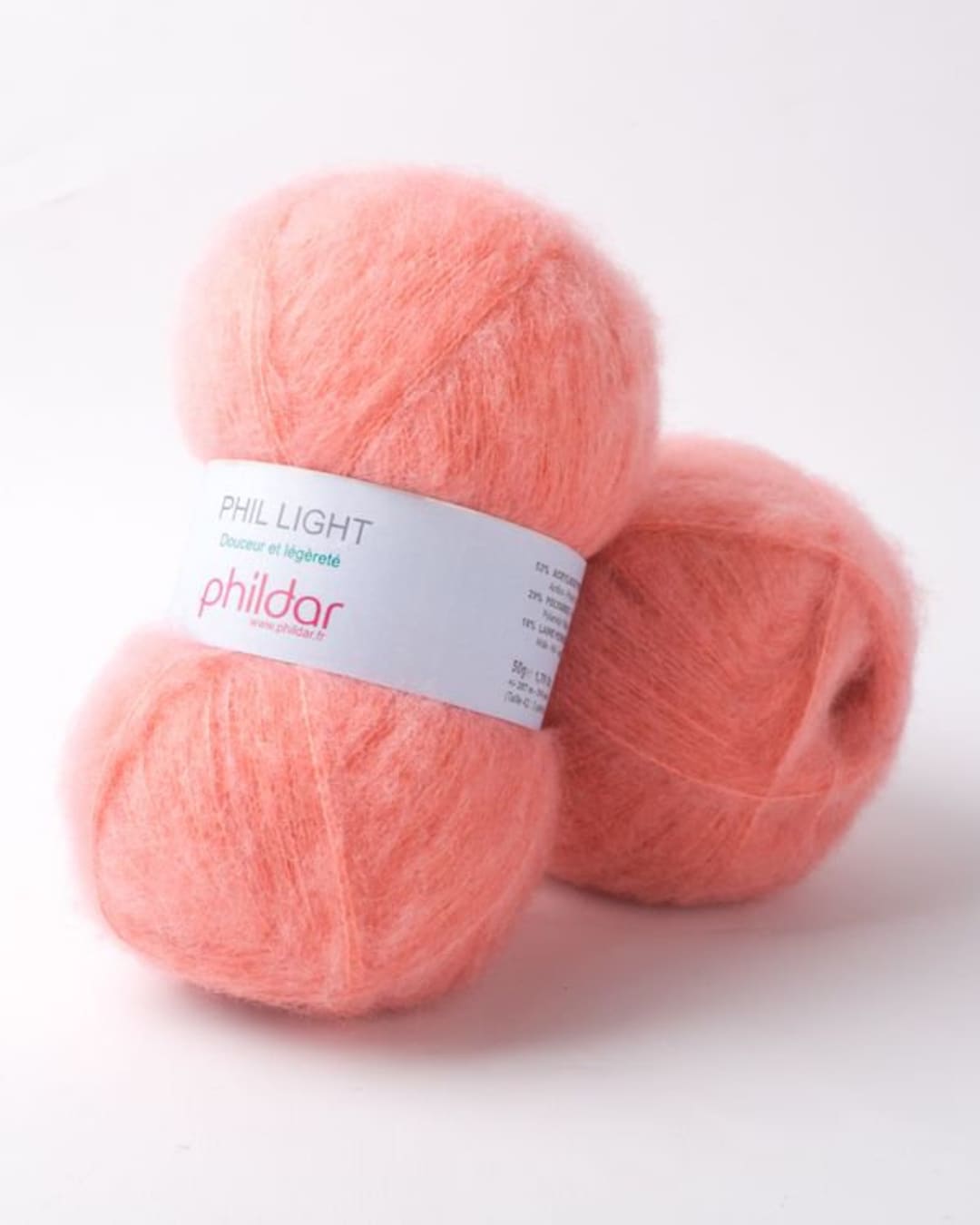 Phil Light by Phildar, Many Colors, Wool Blend Yarn, Lace Yarn, Mohair ...
