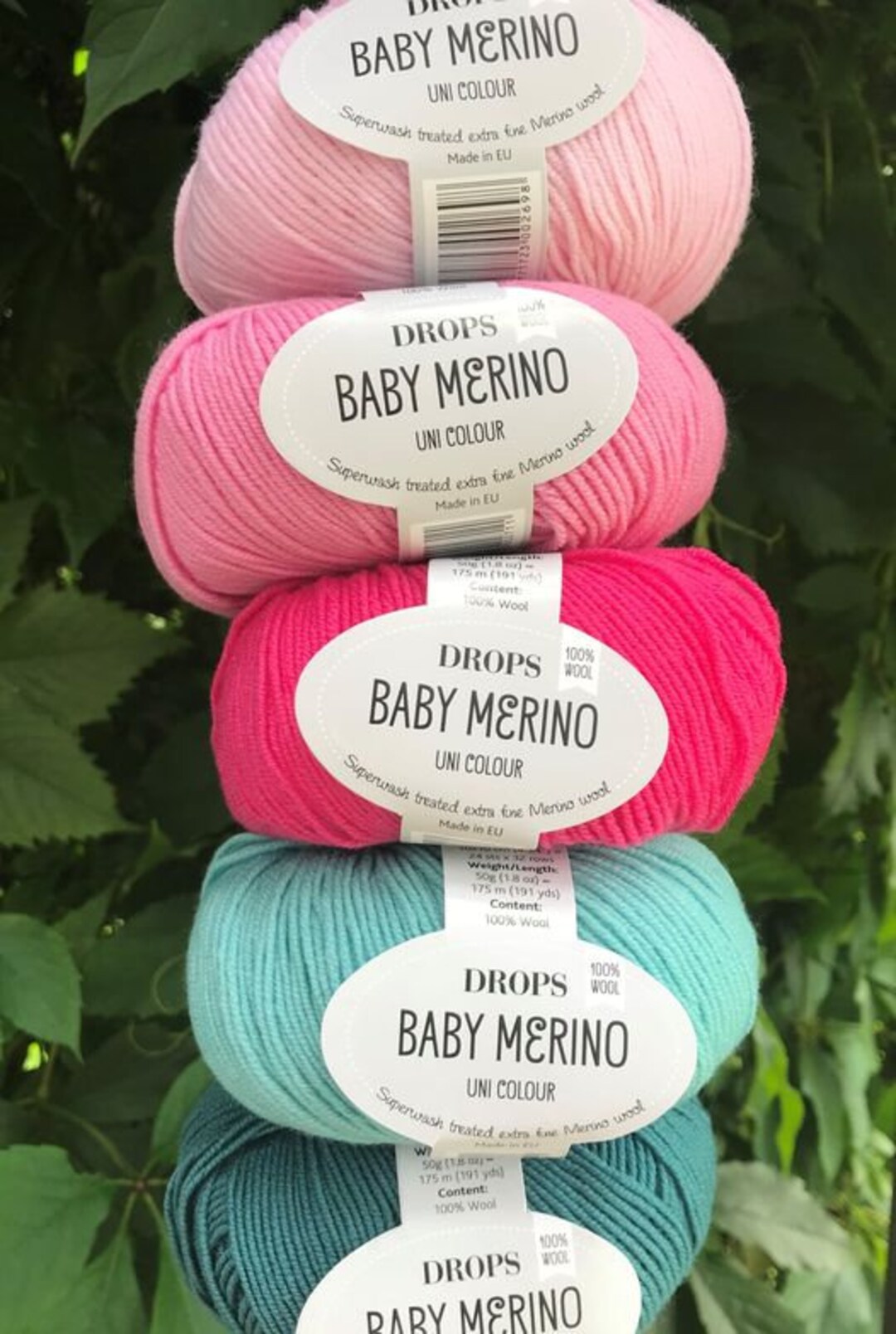 DROPS Baby Merino - Merino Yarn - Knitting Yarn - Baby Yarn - Soft Yarn ...