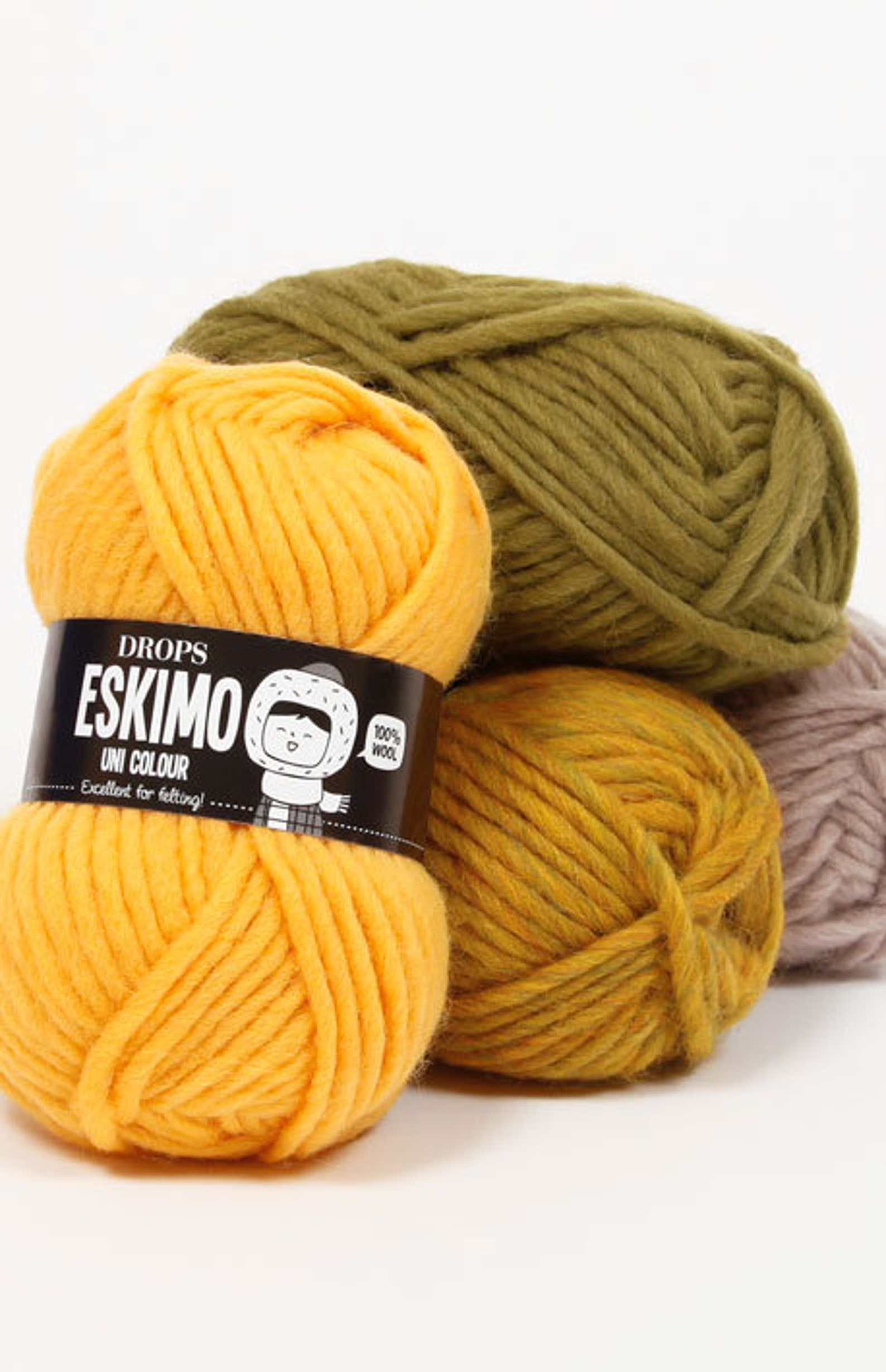 DROPS ESKIMO Chunky Wool Yarn Big Yarn Bulky Yarn Felting - Etsy