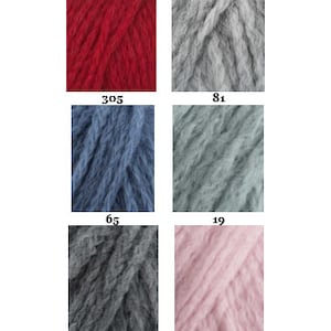 Beige Chunky Yarn, Knitting Yarn, Bulky Wool, Yarn for Blanket, Italian ...