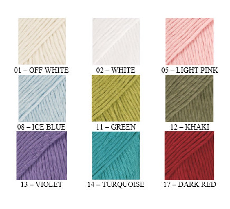 DROPS Cotton Light Yarn 50g/105m - Etsy Australia