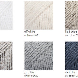 Cotton Linen Yarn BOMULL LIN - DROPS Yarn - in Natural Colors - Etsy Canada