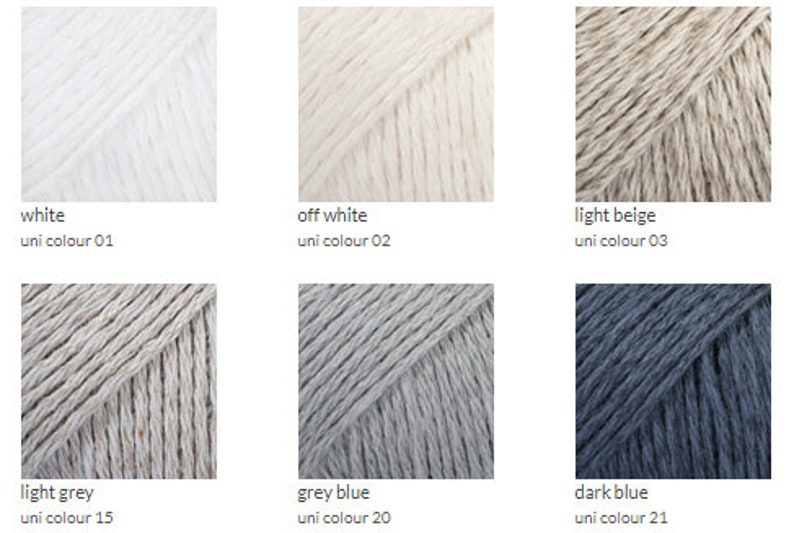 Cotton Linen Yarn BOMULL LIN - DROPS Yarn - in Natural Colors - Etsy