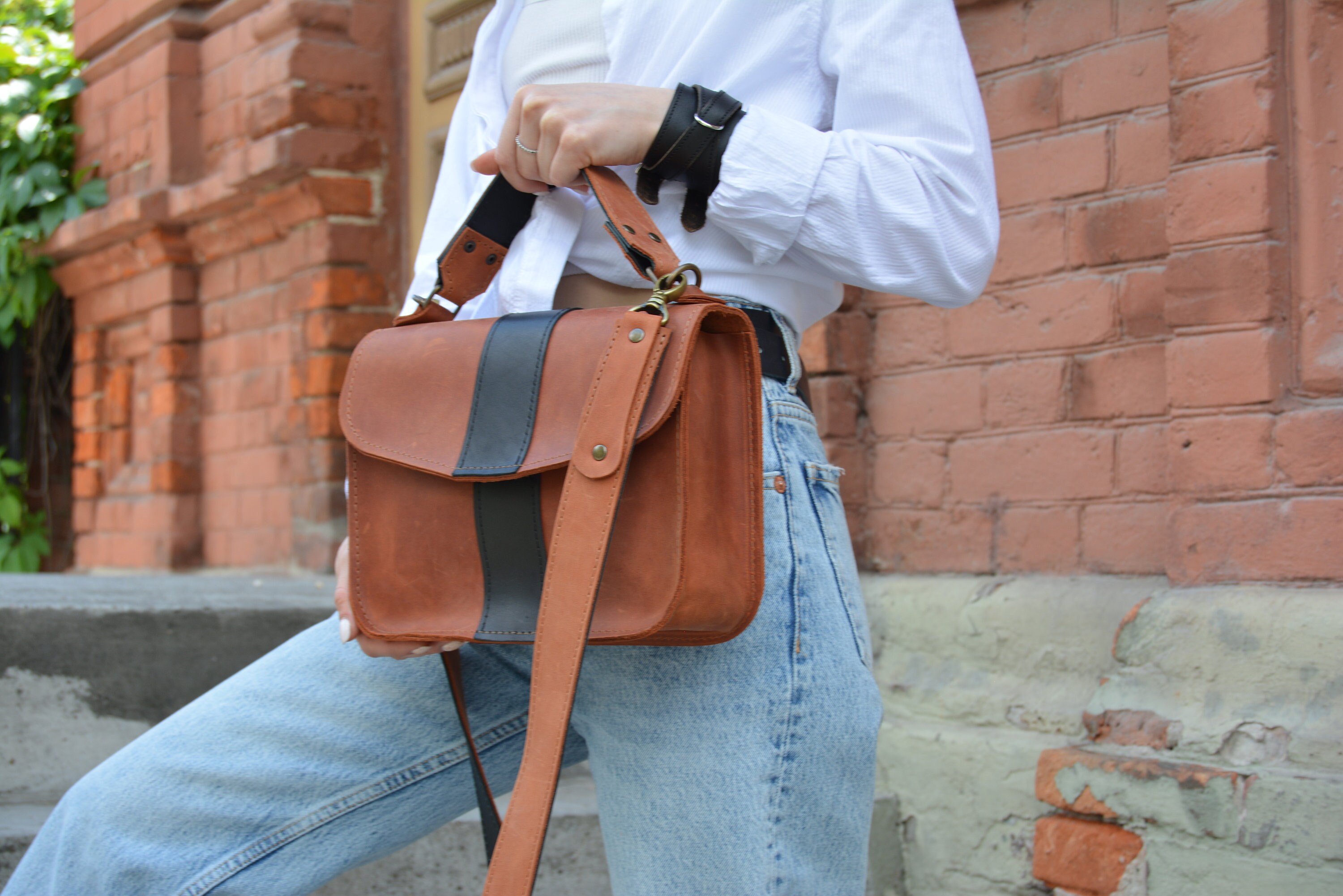 Cross Body Bag Shoulder Bag Leather Purse Leather Purse - Etsy