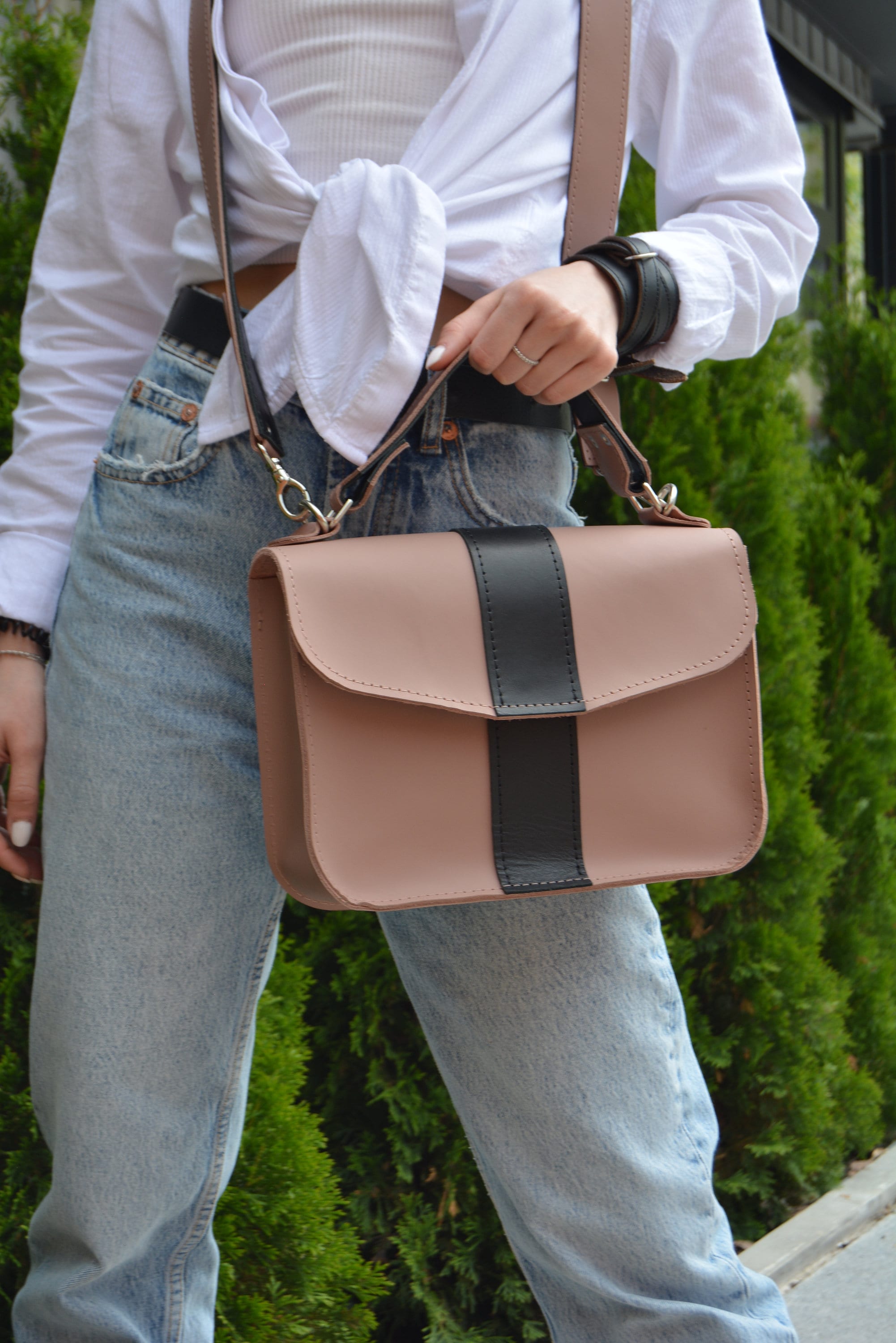 Cross Body Bag Shoulder Bag Leather Purse Leather Purse - Etsy