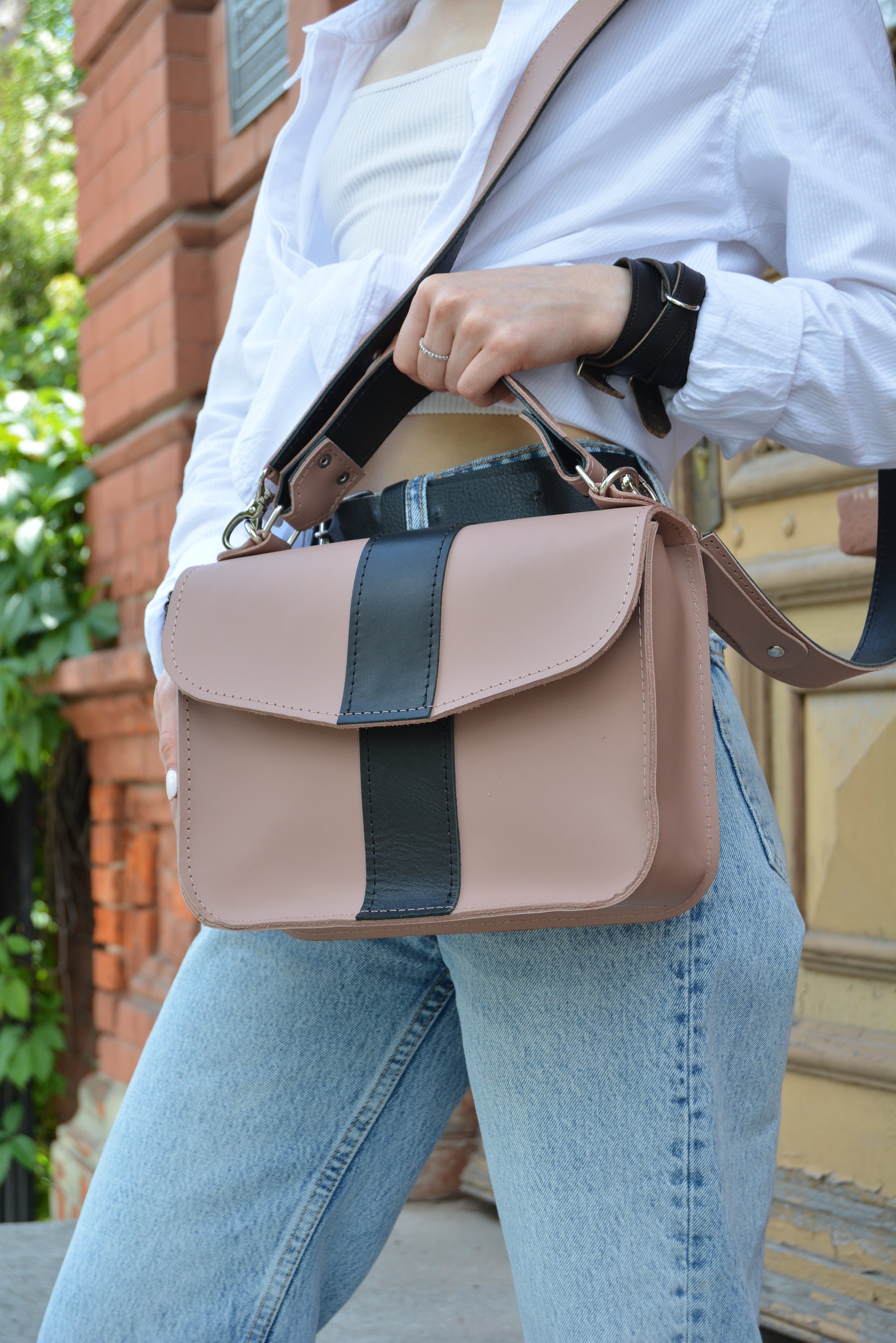 Cross Body Bag Shoulder Bag Leather Purse Leather Purse - Etsy