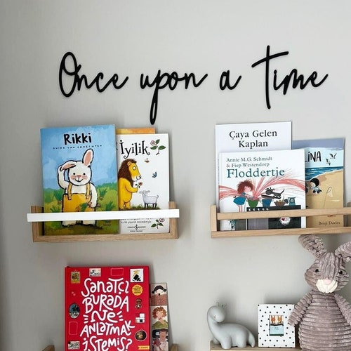 Once Upon a Time... Wooden Words Reading Wall Sign Reading - Etsy