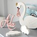 Swan Princess With Ballet Shoes |swan Nursery Decor | Personalised Gift ...