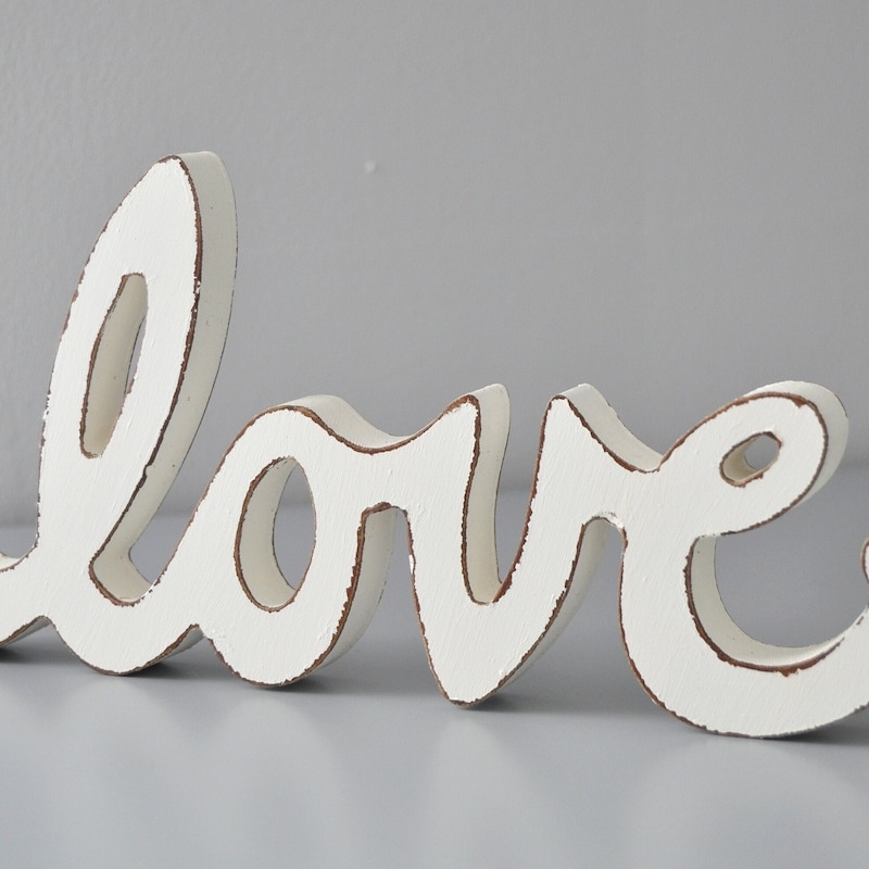 Wooden Love Sign - Etsy