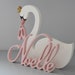 Swan Princess With Ballet Shoes |swan Nursery Decor | Personalised Gift ...