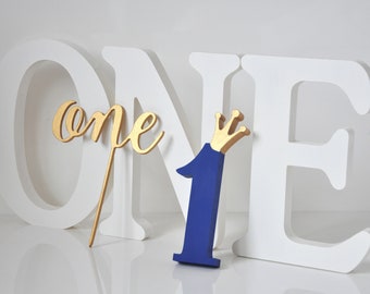 1st Birthday Photo Props & Decoration Set Wooden 20 Cm Large | Etsy