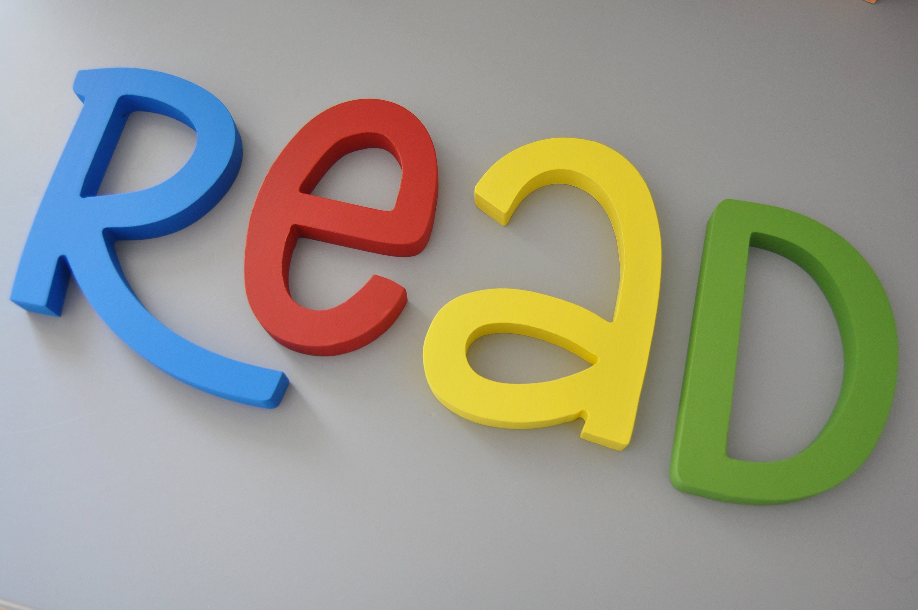 Read Wooden Letters Nursery Wall Decor - Brigt Colorful Letters - Best ...