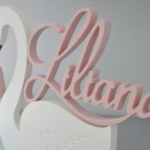 Swan Princess With Ballet Shoes |swan Nursery Decor | Personalised Gift ...