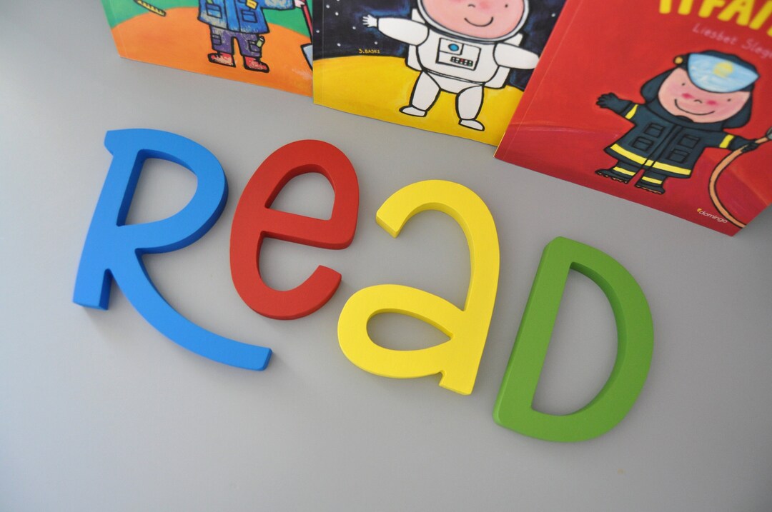 Read Wooden Letters Nursery Wall Decor - Brigt Colorful Letters - Best ...