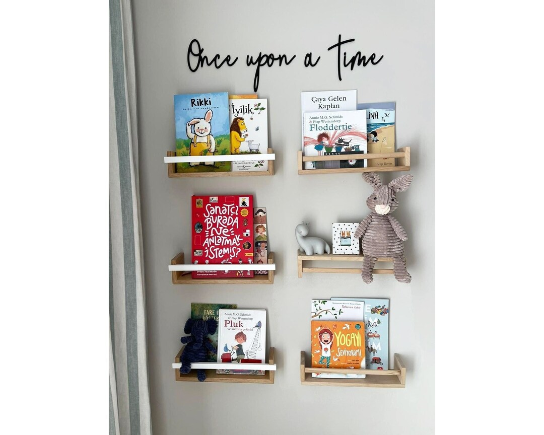 Once Upon a Time... Wooden Words | Reading Wall Sign | Reading Nook ...