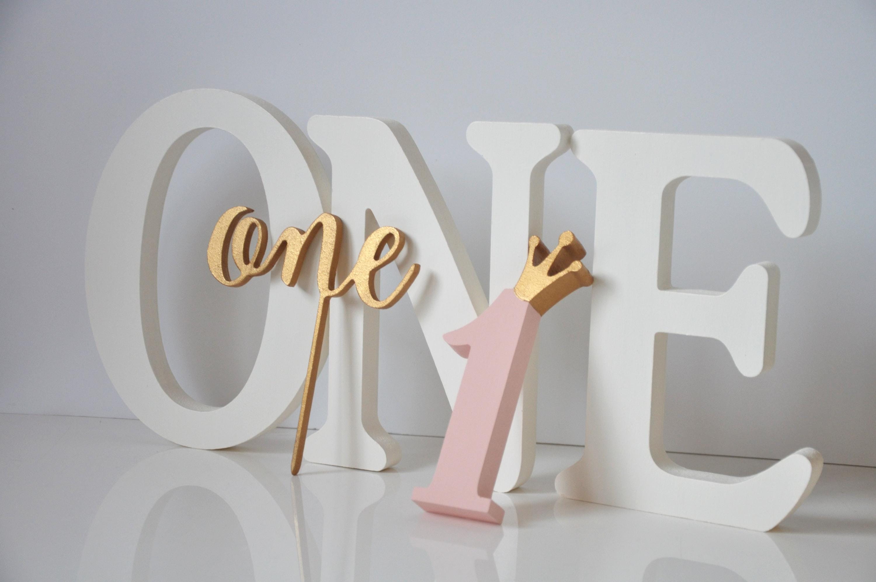 1st Birthday Photo Props 1 Number With Crown - Etsy