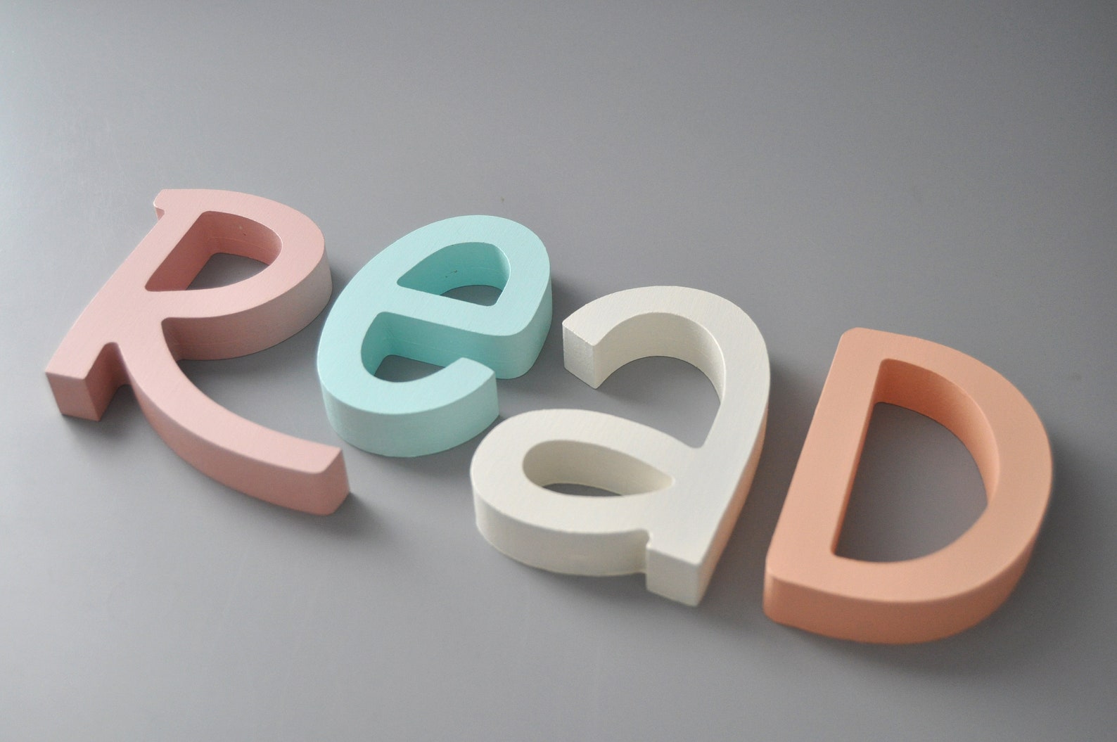 Read Wooden Letters Nursery Wall Decor - Pastel Colorful Letters - Best ...