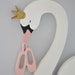 Swan Princess With Ballet Shoes |swan Nursery Decor | Personalised Gift ...