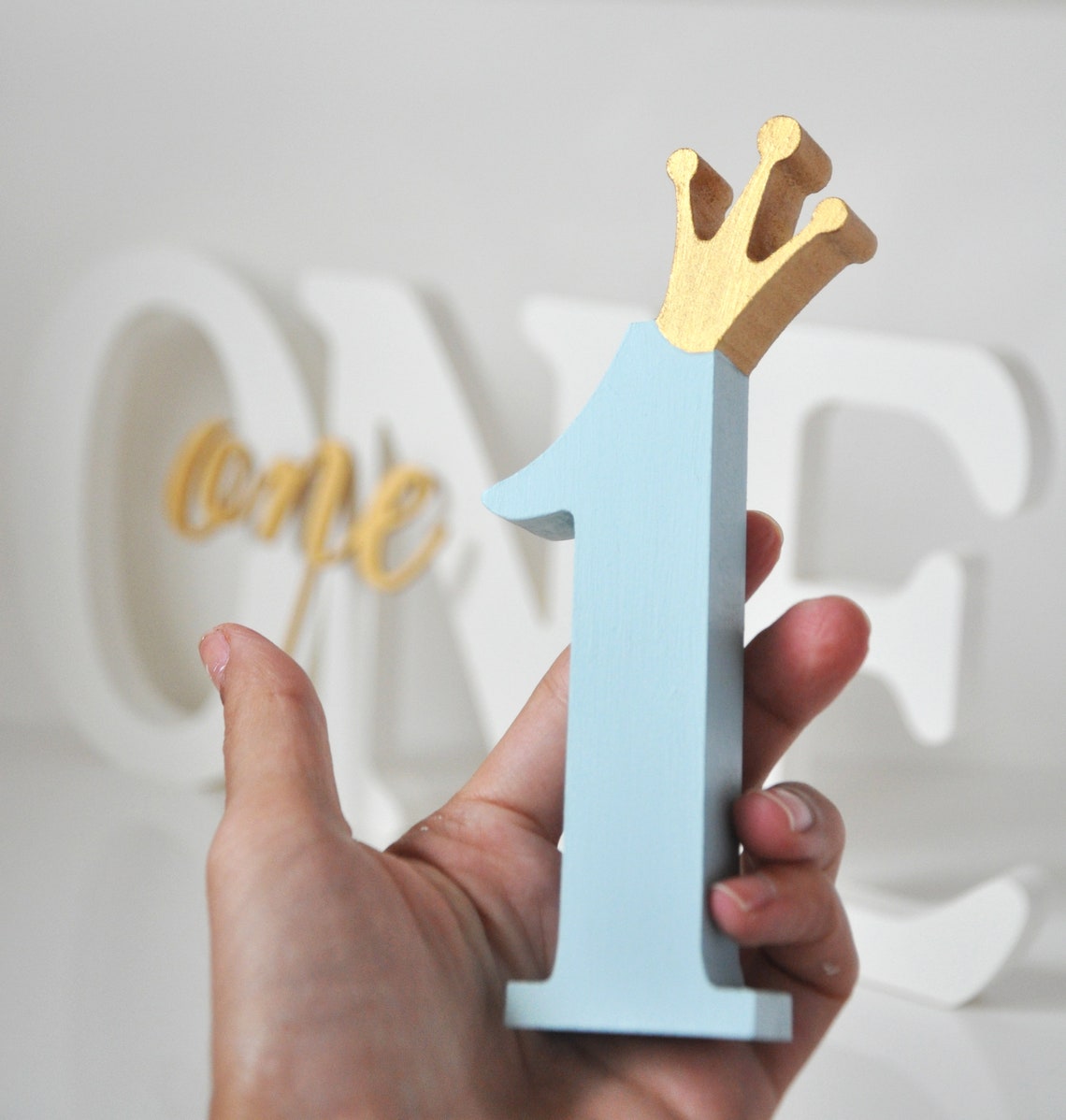 1st Birthday Photo Props & Decoration Set Wooden 20 Cm Large - Etsy