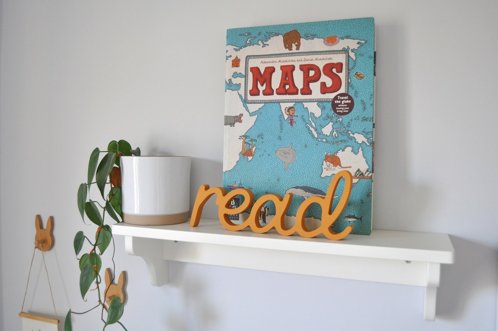 Read Wooden Sign Nursery Wall Decor -saffron Yellow Color - Etsy