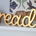 Read Wooden Sign Nursery Wall Decor Metallic Gold Color Best Gift for ...