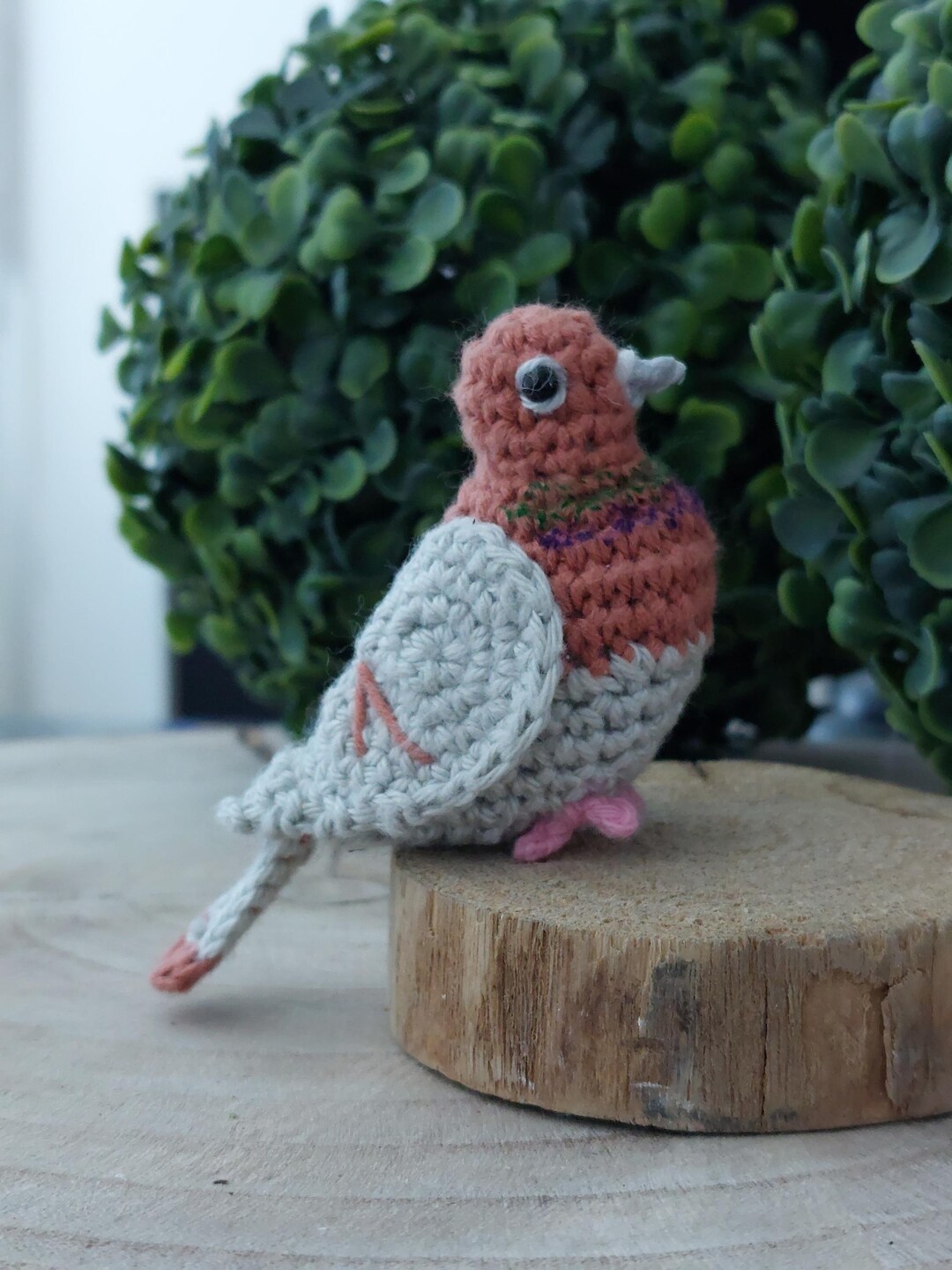 Pigeon Keychain - Etsy