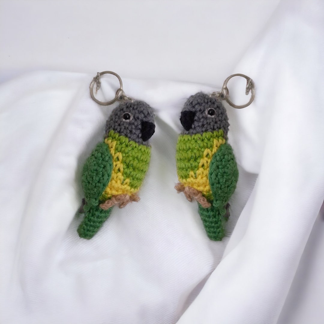 Keychain Senegal Parrot. - Etsy