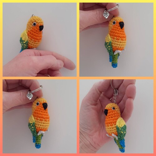 Sun Conure :wool Parakeet/stuffed Animals - Etsy