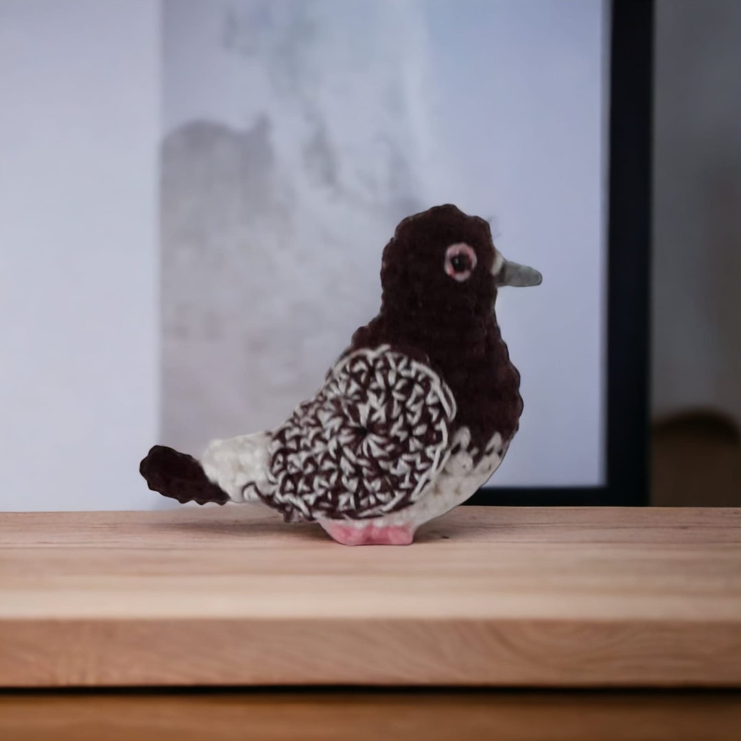 Pigeon Keychain. - Etsy UK