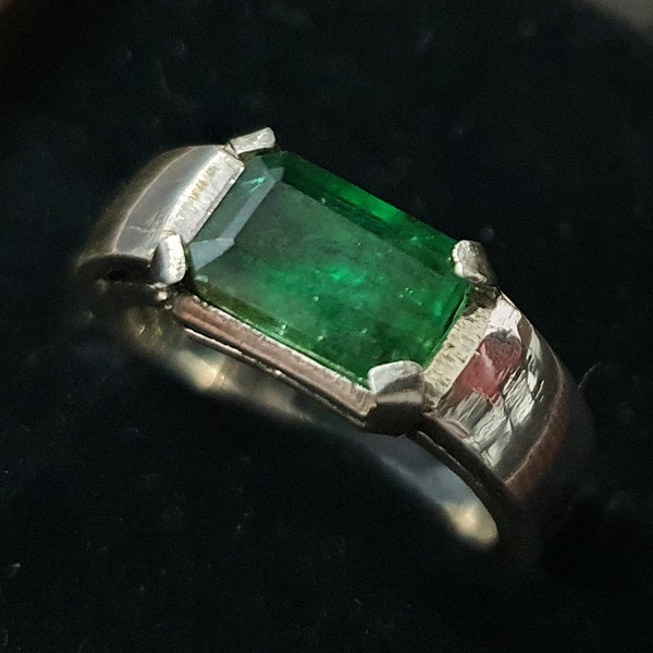 Men Emerald Ring - Etsy