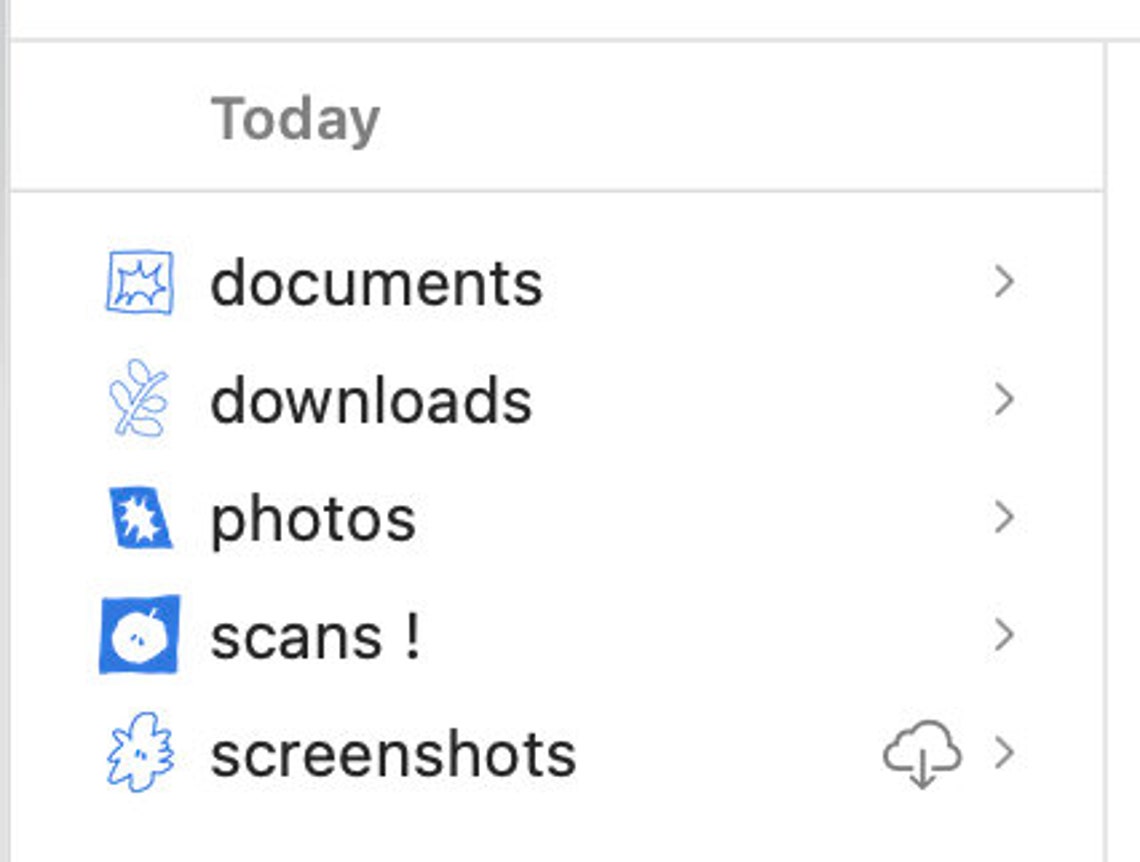 8 Illustrated Desktop Folder Icons Mac Icons Wallpaper - Etsy