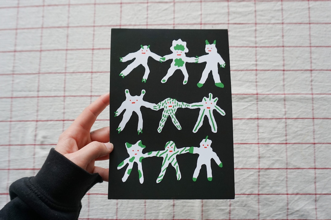 Monster Print - Etsy