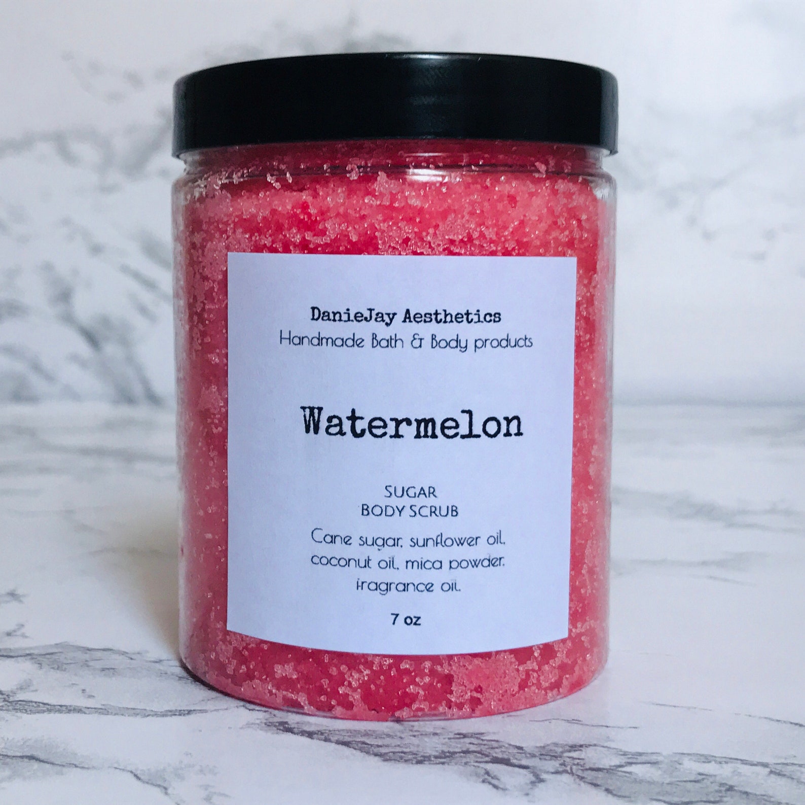Watermelon Sugar Body Scrub Handmade Exfoliant Gentle Etsy