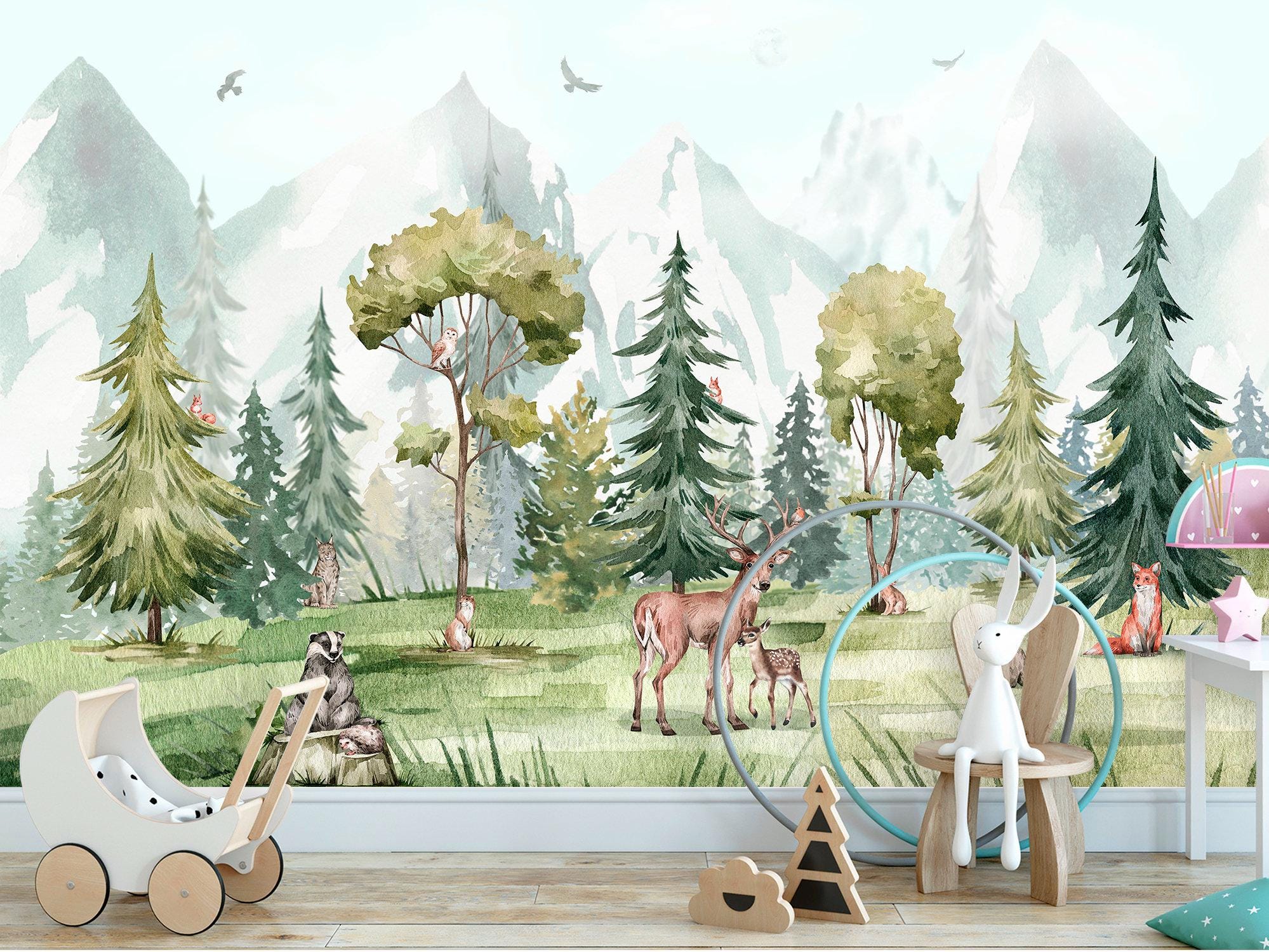 Wall Murals Animals Animal Laughs 2 Wallpaper Mural By Janet Skiles