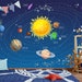 Space Wallpaper for Nursery Solar System for Girl and Boy - Etsy