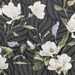 Dark Floral Wallpaper Removable Wallpaper Flowers Black and - Etsy