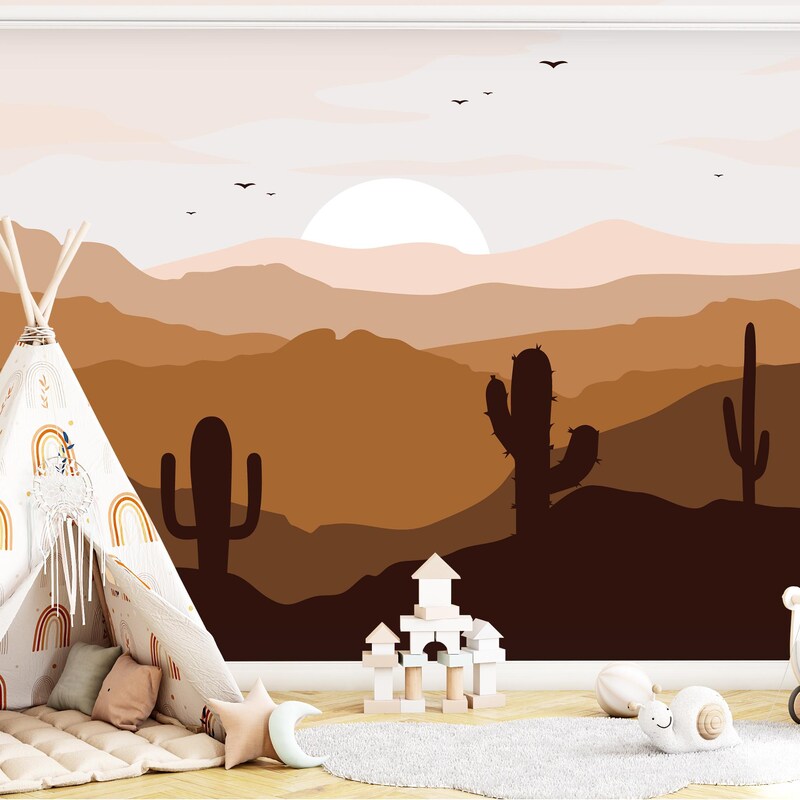 Desert Wall Mural - Etsy