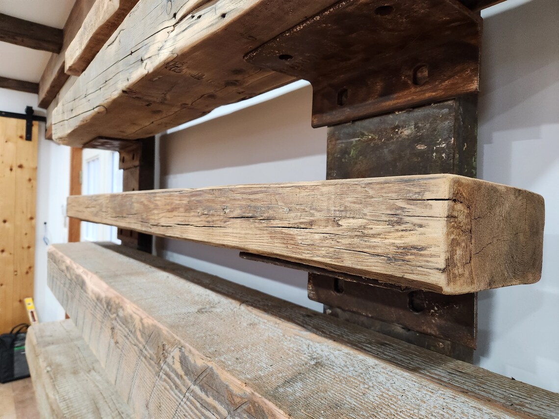 Antique Wood Mantle - Etsy