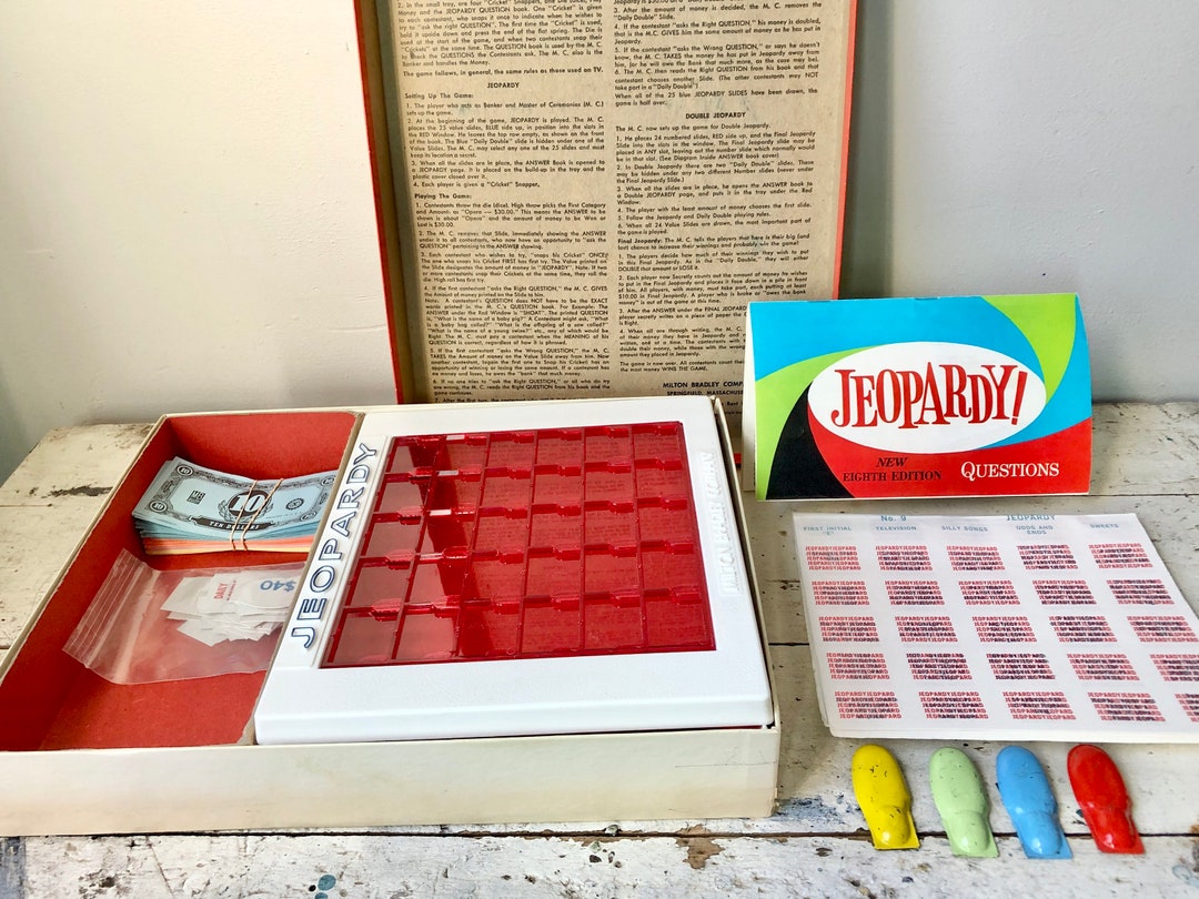 1964 Jeopardy Game; Complete 8th Edition - Etsy