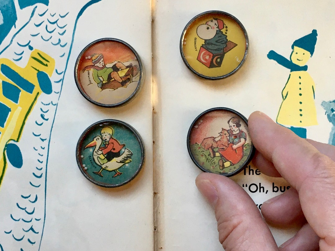 Vintage Miniature German Dexterity Puzzles With Mirror Backs - Etsy
