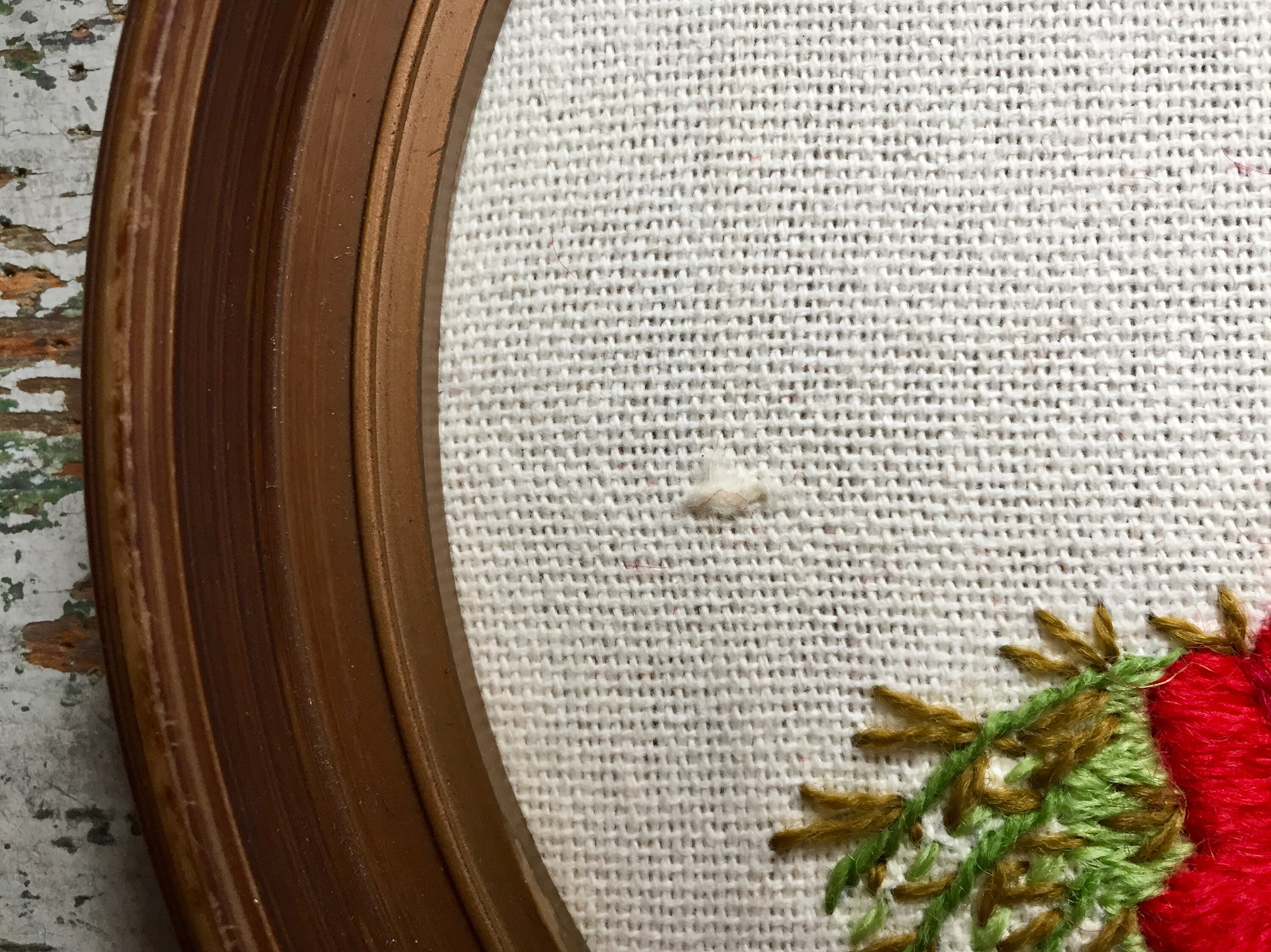 Crewel Embroidery of a Claret Cup Cactus; Spinnerin Stitchery - Etsy