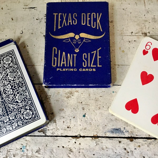 Texas Deck of Cards - Etsy