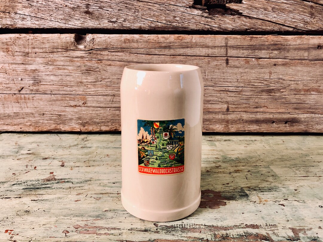 Vintage Stoneware 1 Liter Beer Stein Featuring the ...