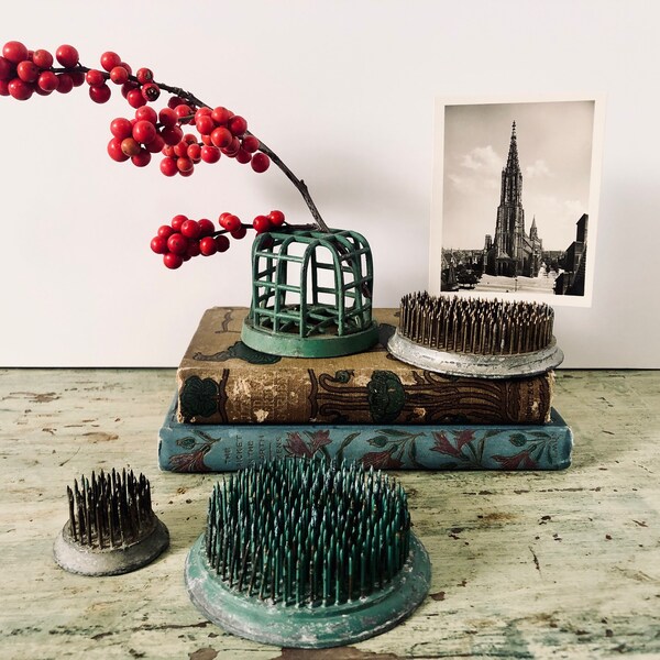 Metal Flower Frog - Etsy