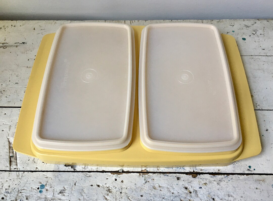 5-piece Vintage Tupperware Side-dish Carrier in Harvest Gold - Etsy