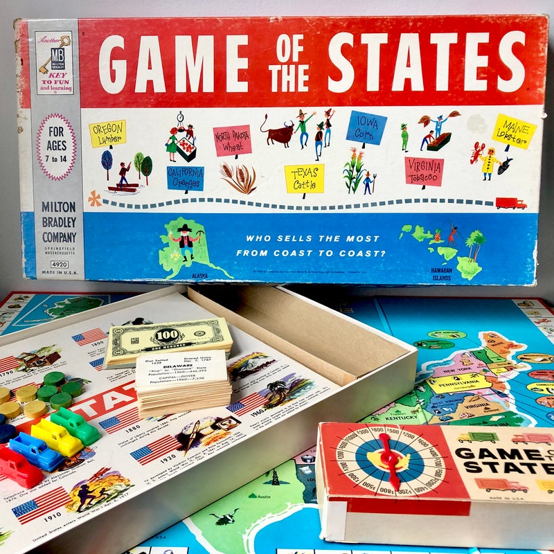 Milton Bradley Games - Etsy
